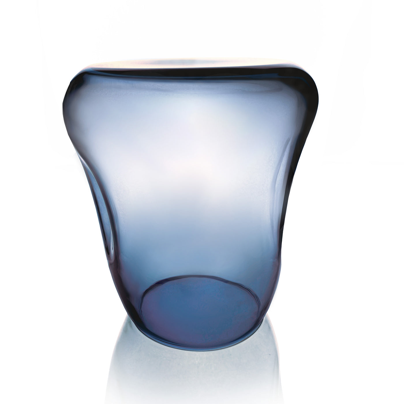 Isola blue Murano glass stool Kanz Architetti | Artemest