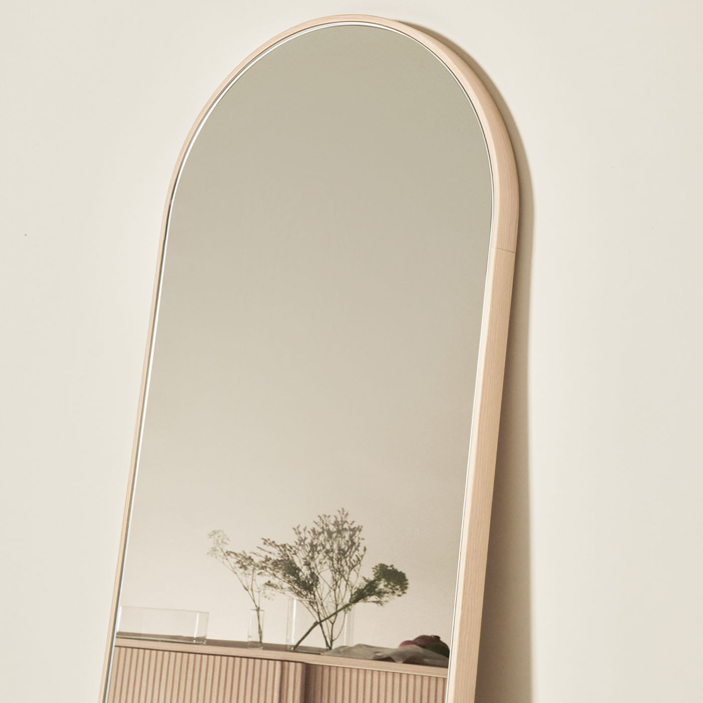 Tutto Sesto Round Natural Ash Mirror Dale Italia | Artemest