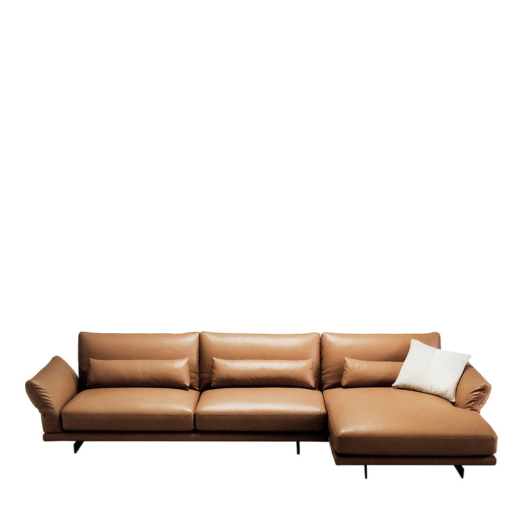 Beverly 3-Module Leather Sofa by Ludovica + Roberto Palomba Ferri 1956 | Artemest