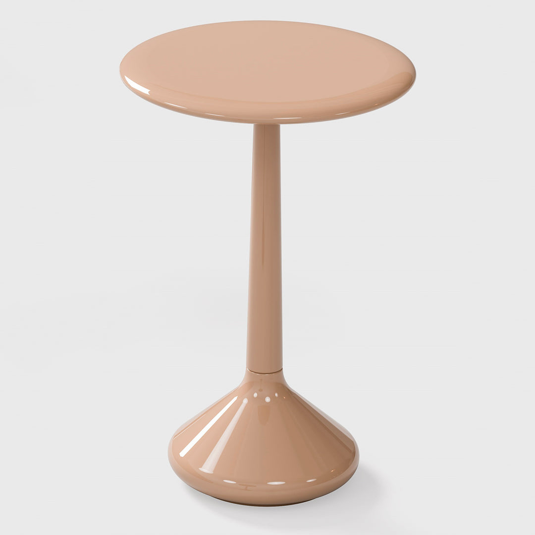 Glossy Laquered Cream Side Table CPRN Homood | Artemest