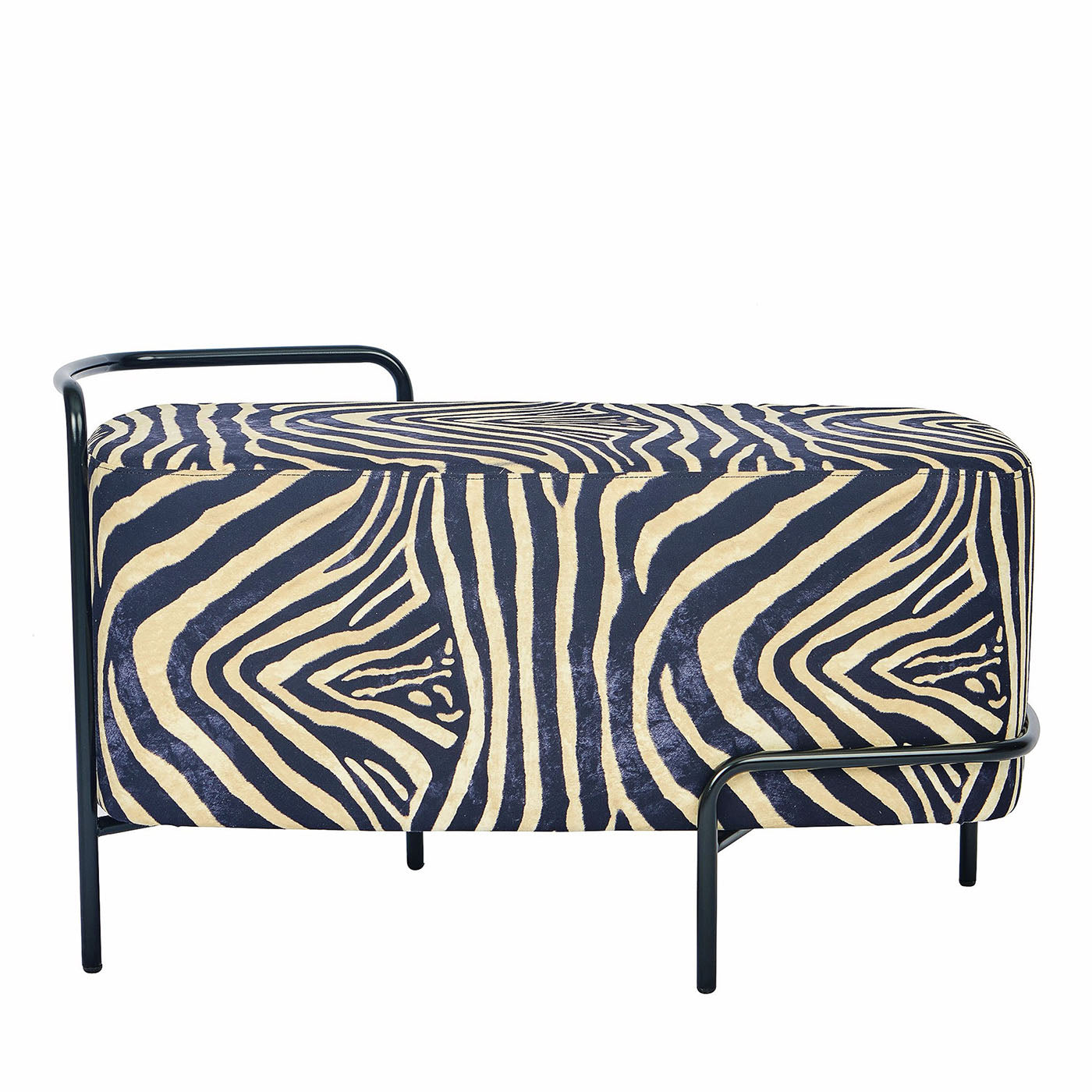 Kiros Peché Zebra-Striped Bench Real Piel | Artemest