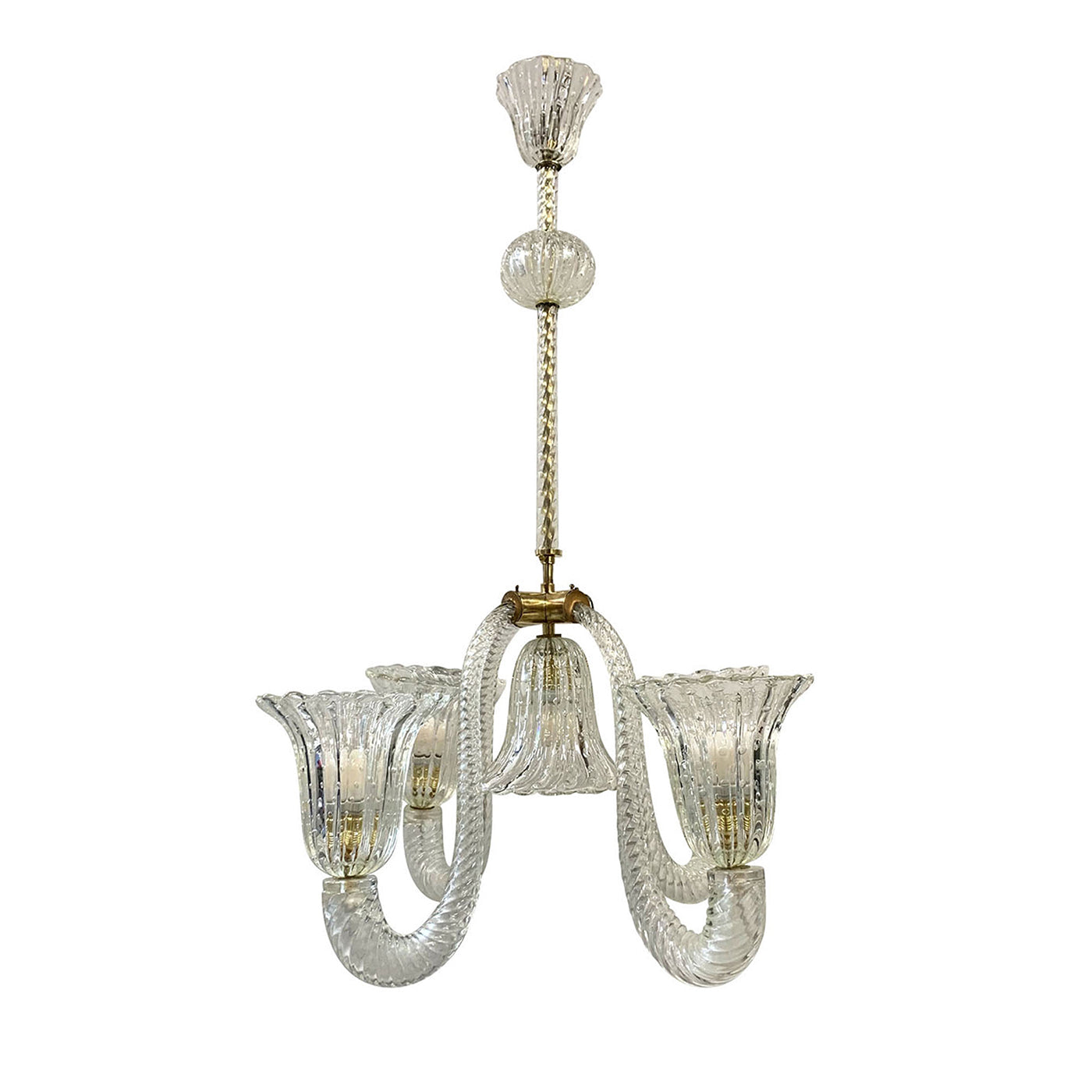 50s Restored Murano Glass Chandelier by Seguso Enrico Neri & C. snc ...