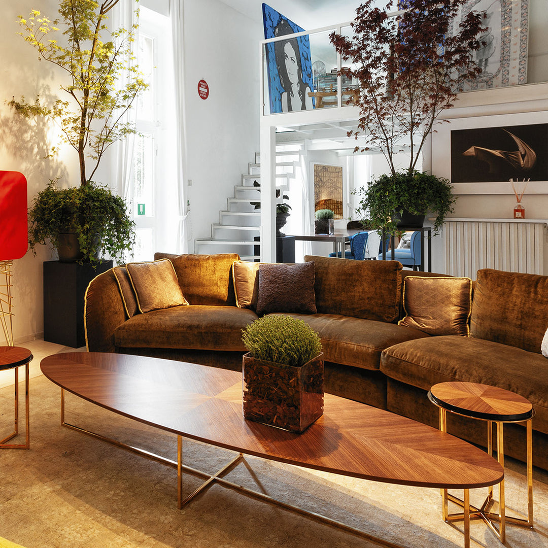 Levante Green Sofa Black Tie | Artemest