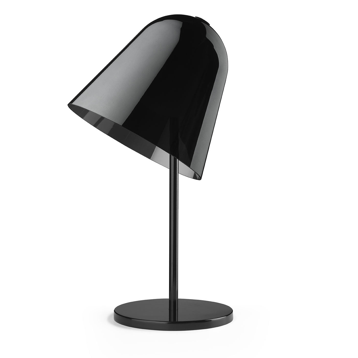 Helios Black Metal & Glass Table Lamp by Branch Creative Ghidini 1961 ...
