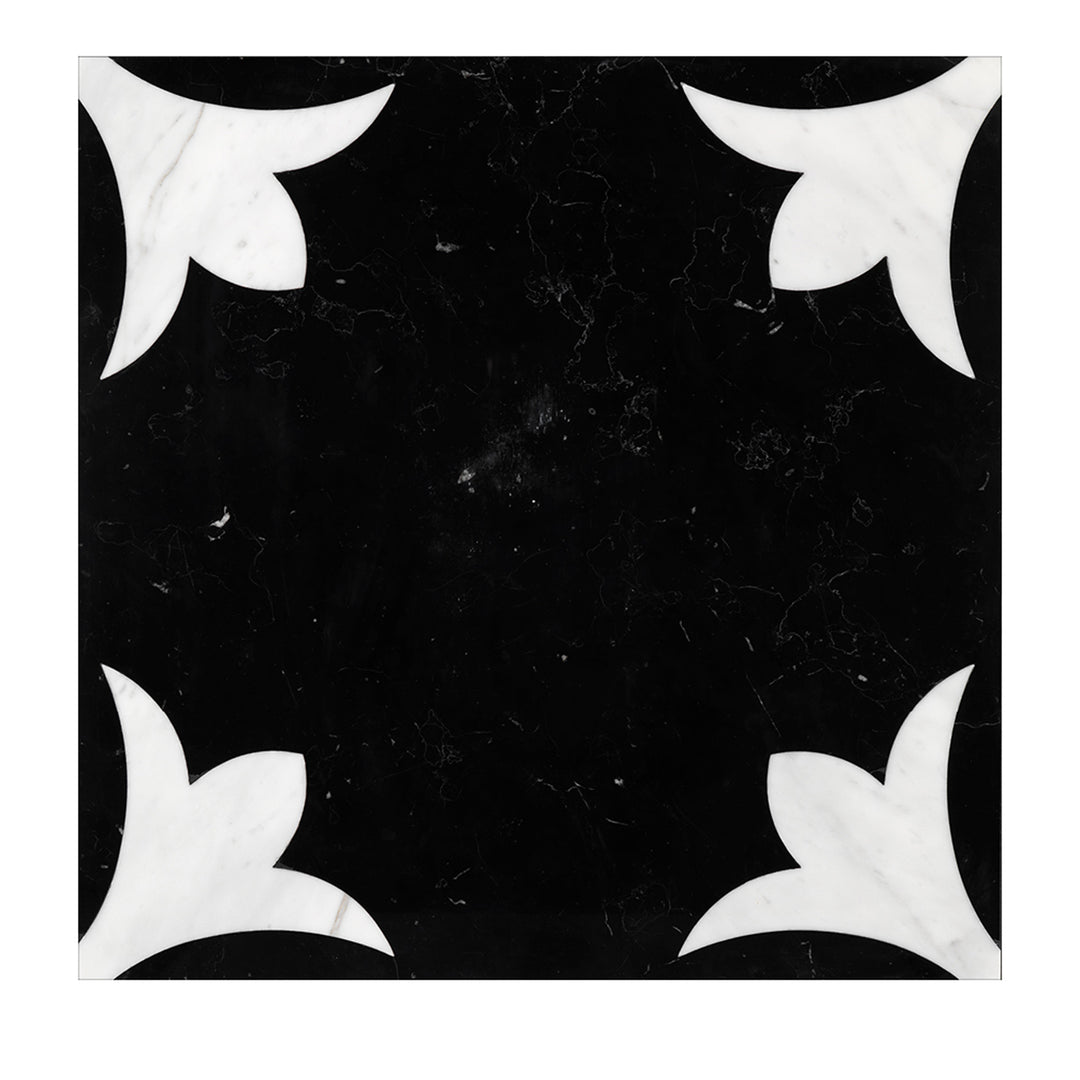 Prestige 6 Black Marquina Marble Flooring Devon&Devon | Artemest
