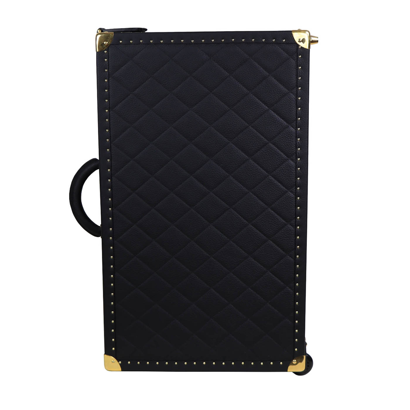Regale Quilted Small Black Suitcase Terrida | Artemest