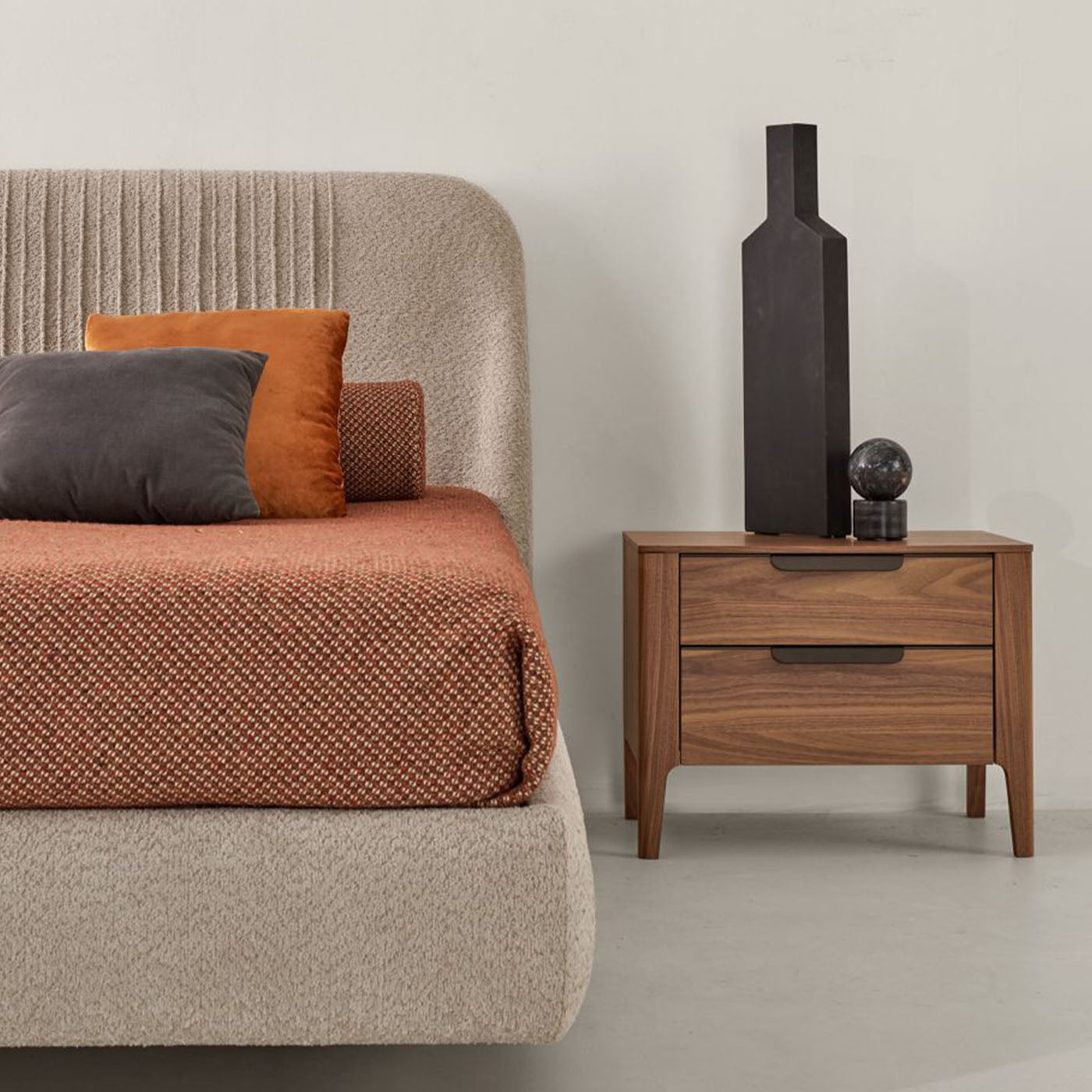 Cannaregio Bedside Table in Canaletto Walnut Wood Modesign | Artemest