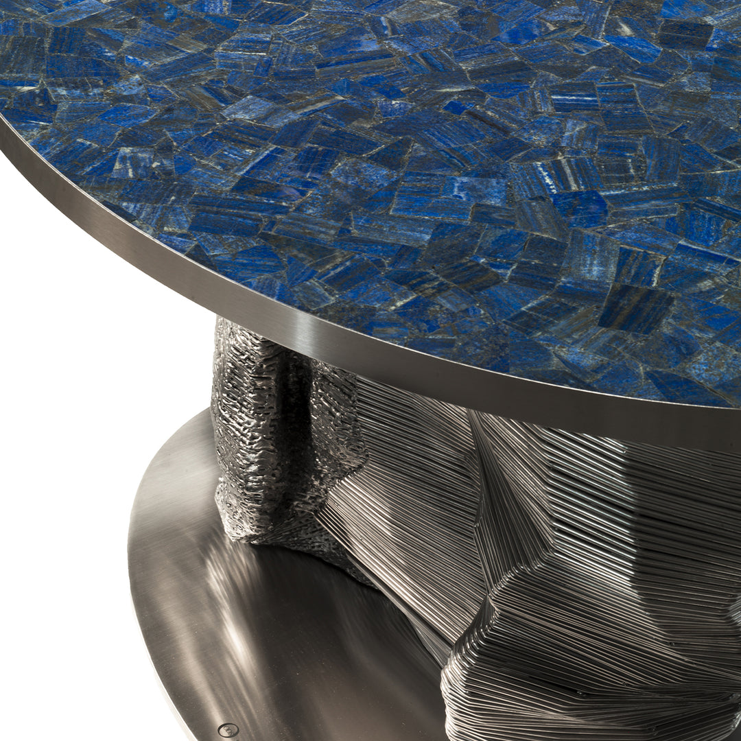 Meteorite N° 4 Table by Giò Pozzi Officina Della Scala | Artemest