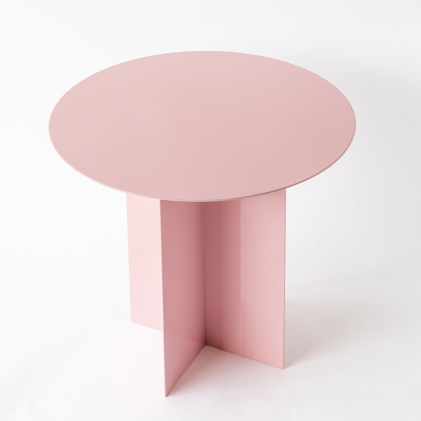 Across Small Pink Side Table Secondome Edizioni | Artemest