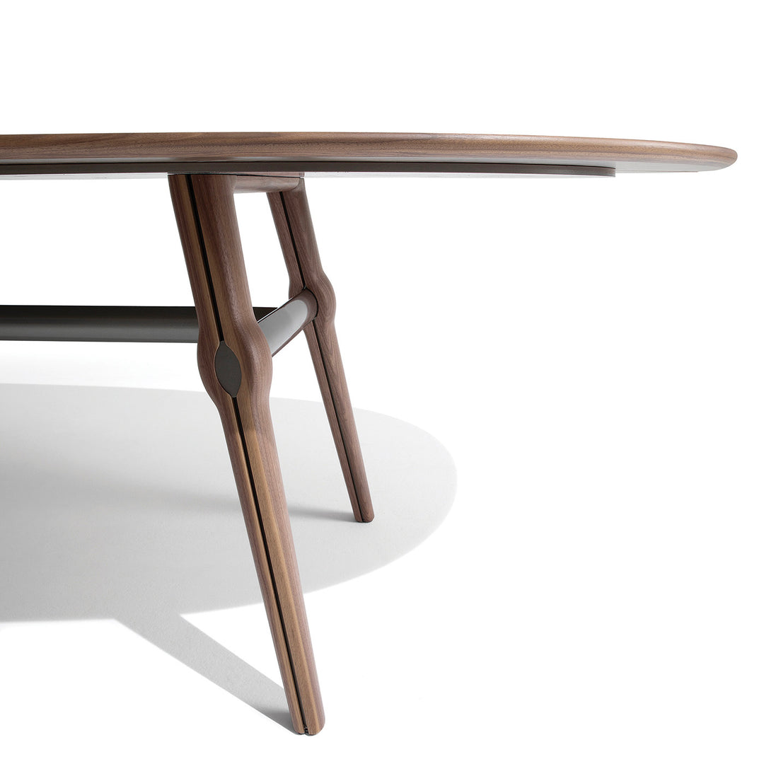 Ago Canaletto Walnut Dining Table Giorgetti | Artemest