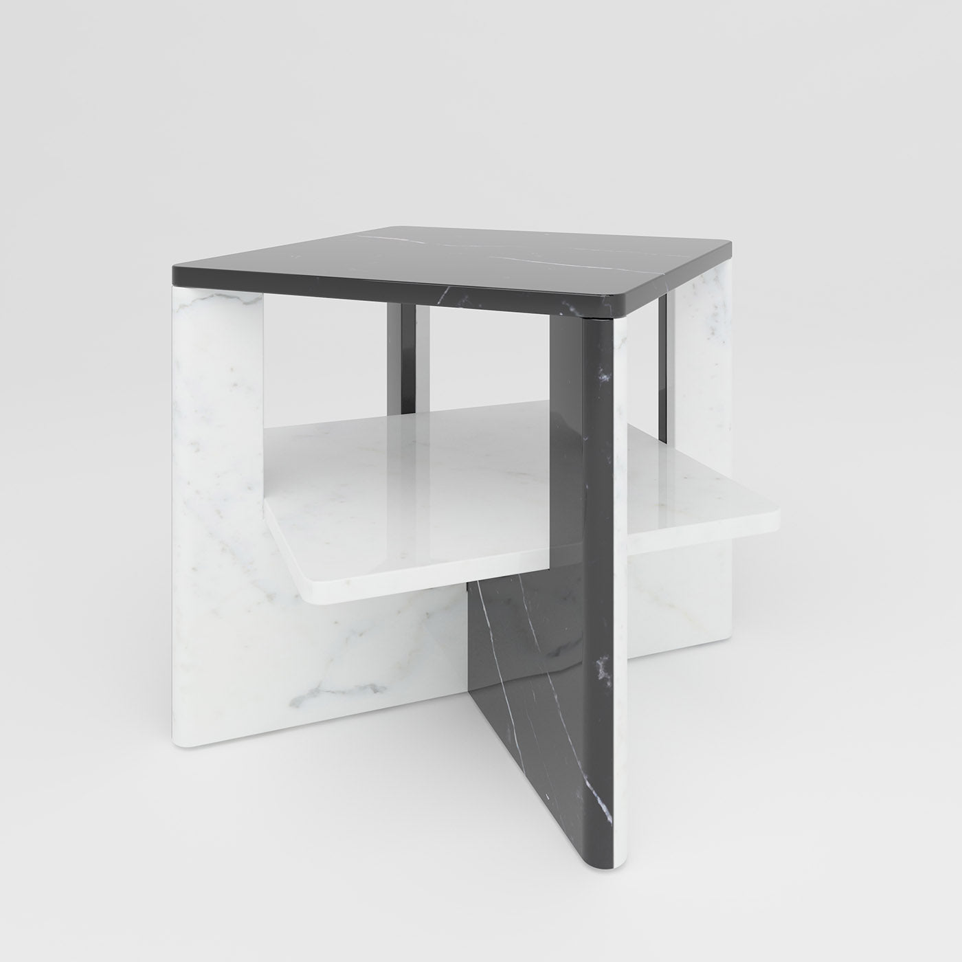 Plus+Double Marble Coffee Table #4 Travertini & Pietre | Artemest