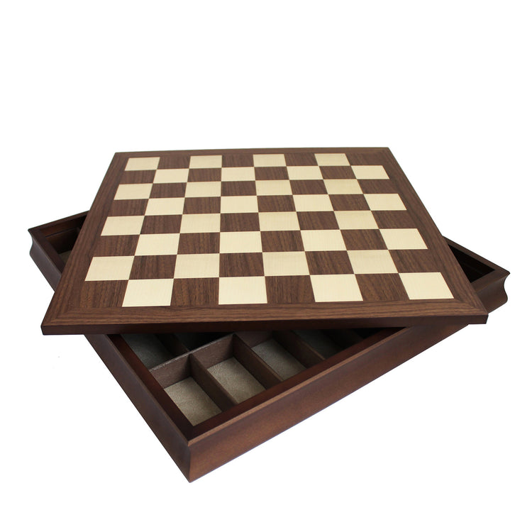Traditional Italian Chess Set in Walnut Italfama | Artemest