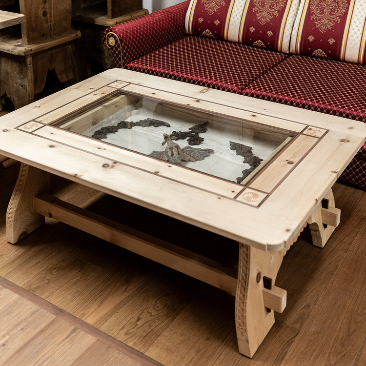 Pinewood Coffee Table Falegnameria Helmut Santifaller | Artemest