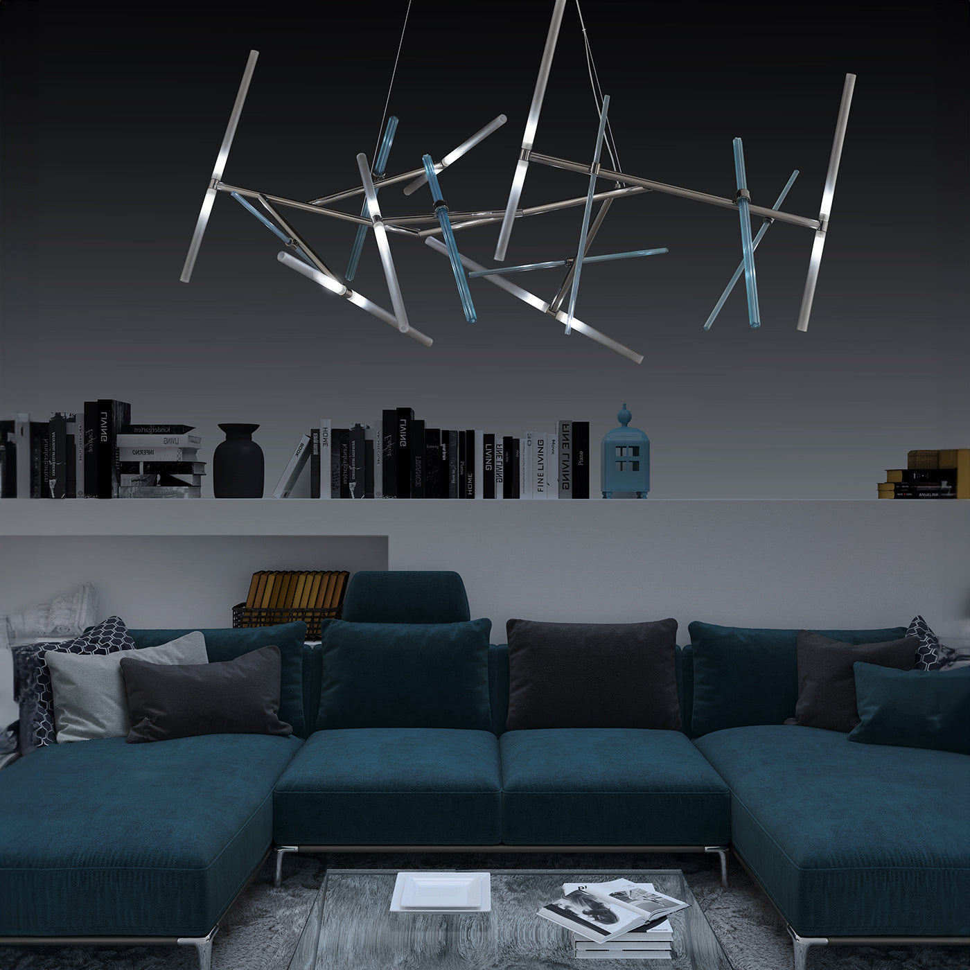 Effect L14 Chandelier Euroluce Light of Italy | Artemest