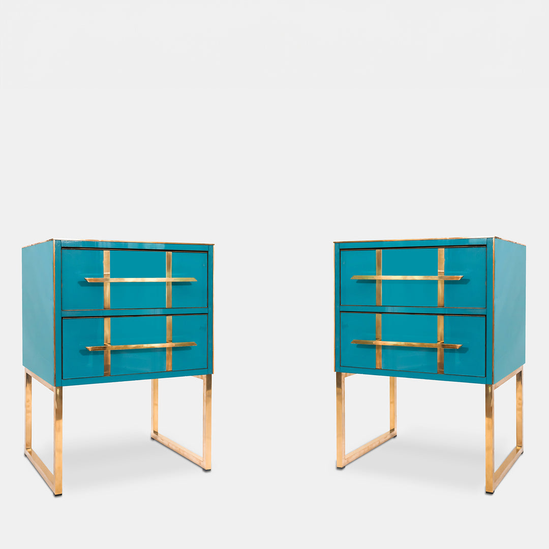 Turquoise Bedside Table Justfurnituress | Artemest