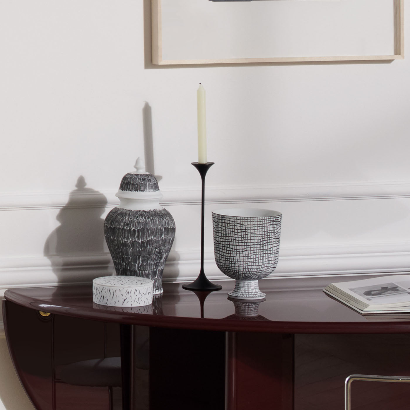 Post Scriptum Black & White Potiche by Formafantasma Cassina | Artemest