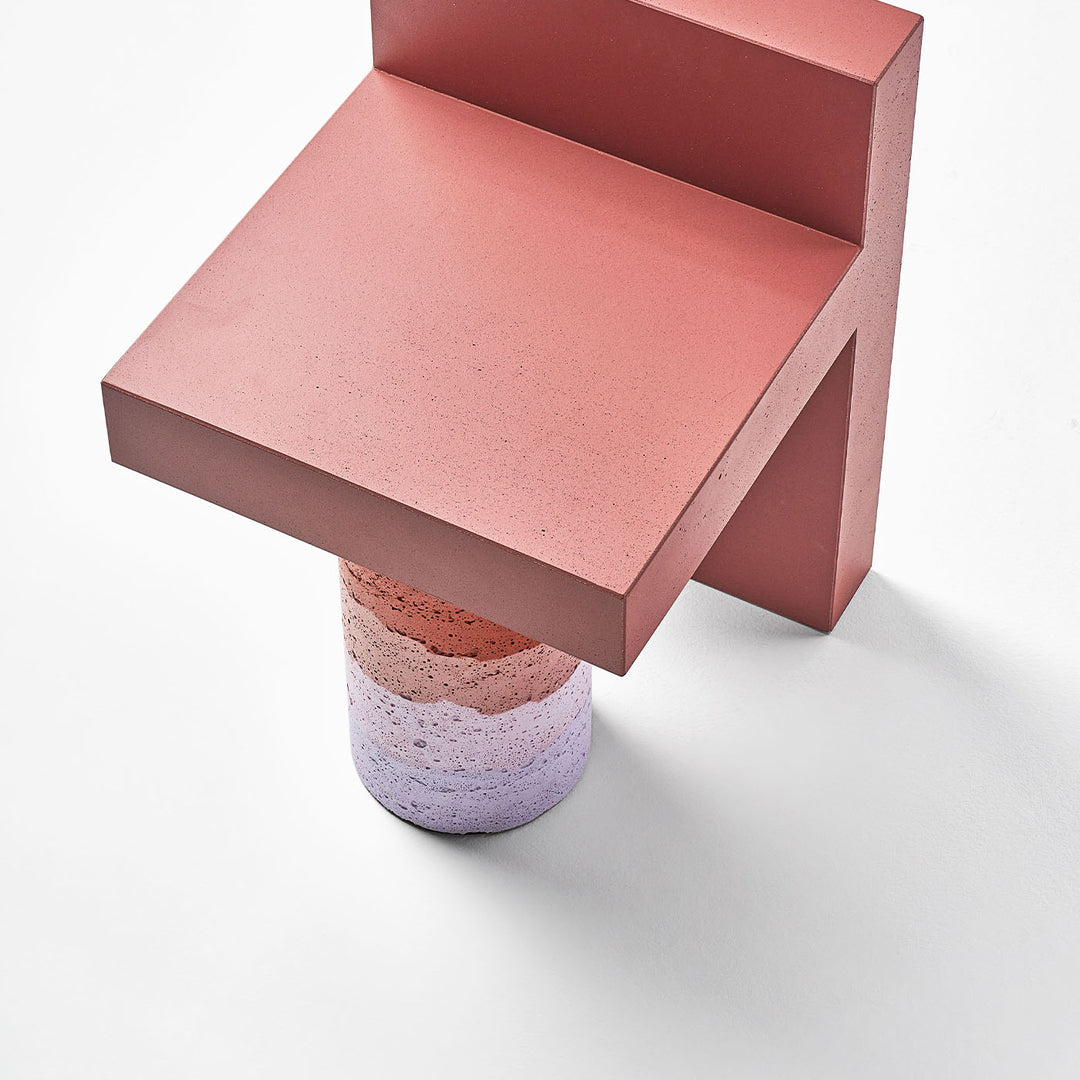 Red Alberoni Stool Design By Patricia Urquiola Cimento | Artemest