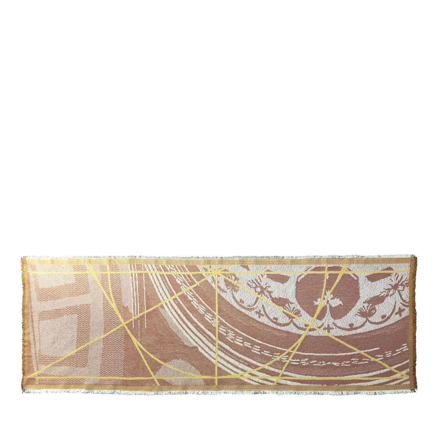 Borromini Double-Sided Runner in Pink and Titty Yellow Effimero Barocco | Artemest