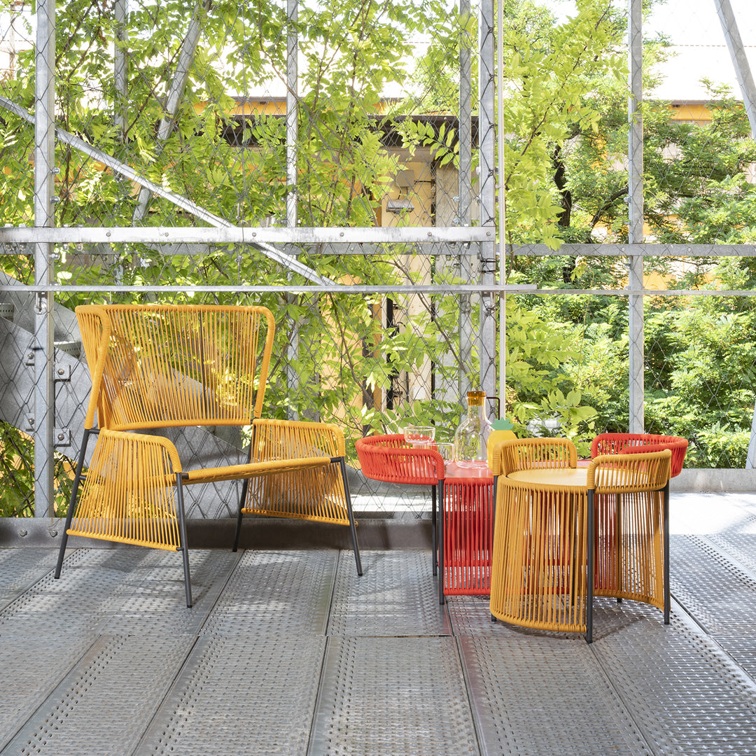 Altana Small Round Yellow Coffee Table by Antonio De Marco Chairs ...