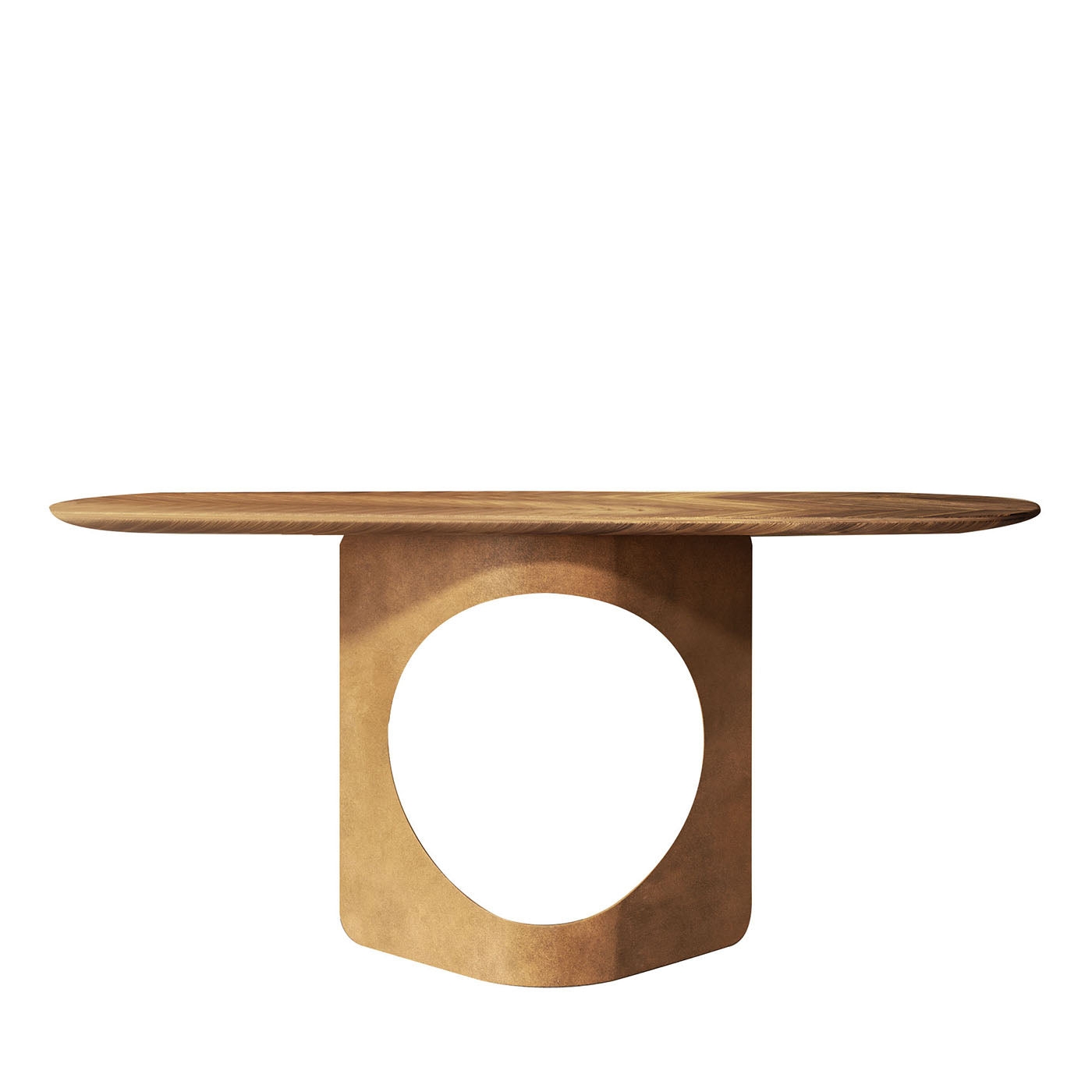 Hole Coppery & Walnut Console Modesign | Artemest