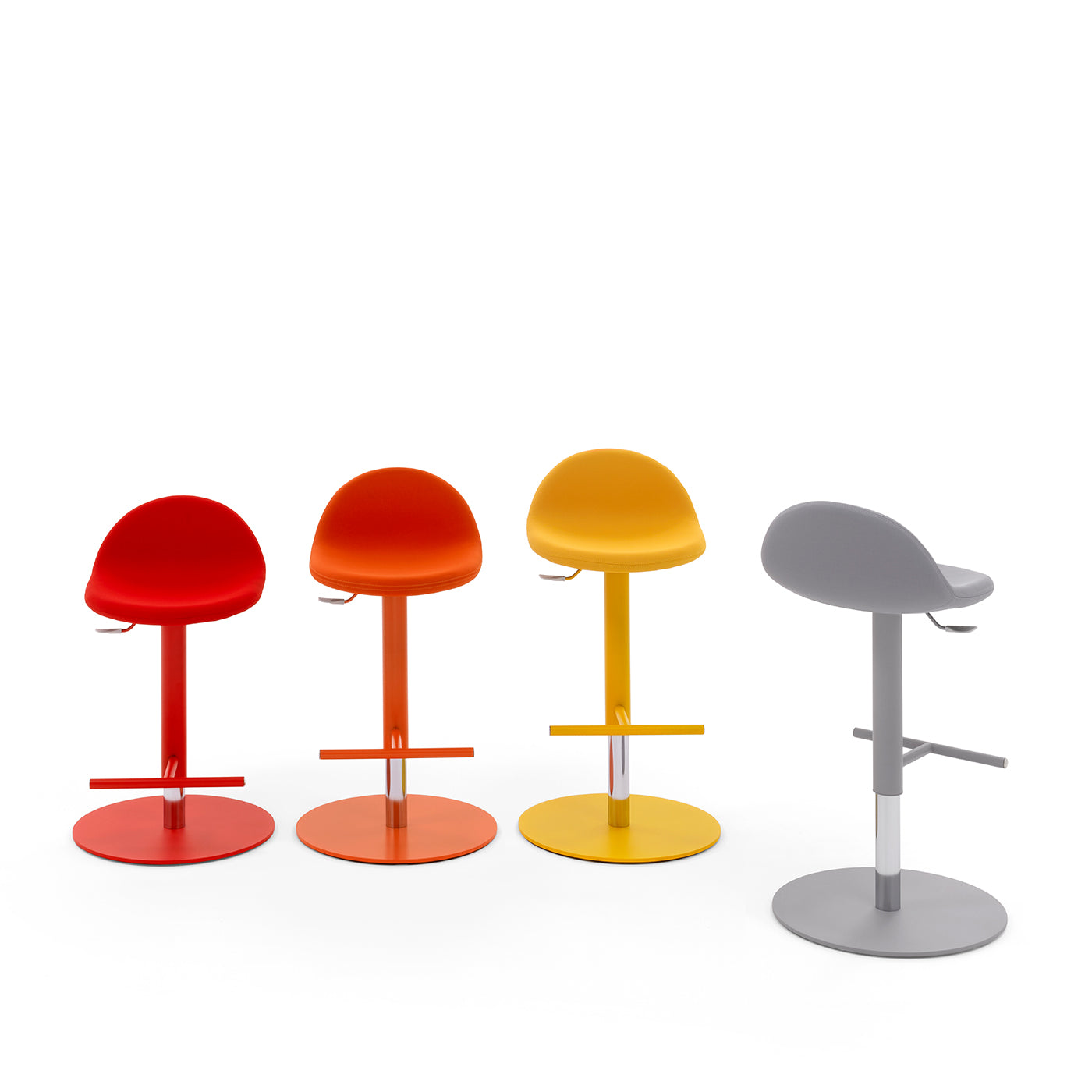Ted Up Red Stool by Basaglia + Rota Nodari Viganò & C. | Artemest