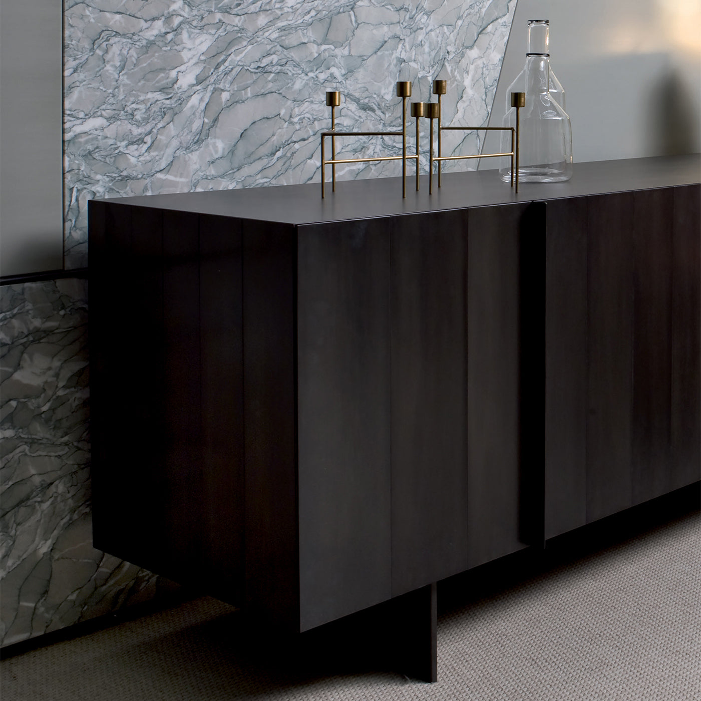 ST 12 Black Iron Sideboard Laura Meroni | Artemest