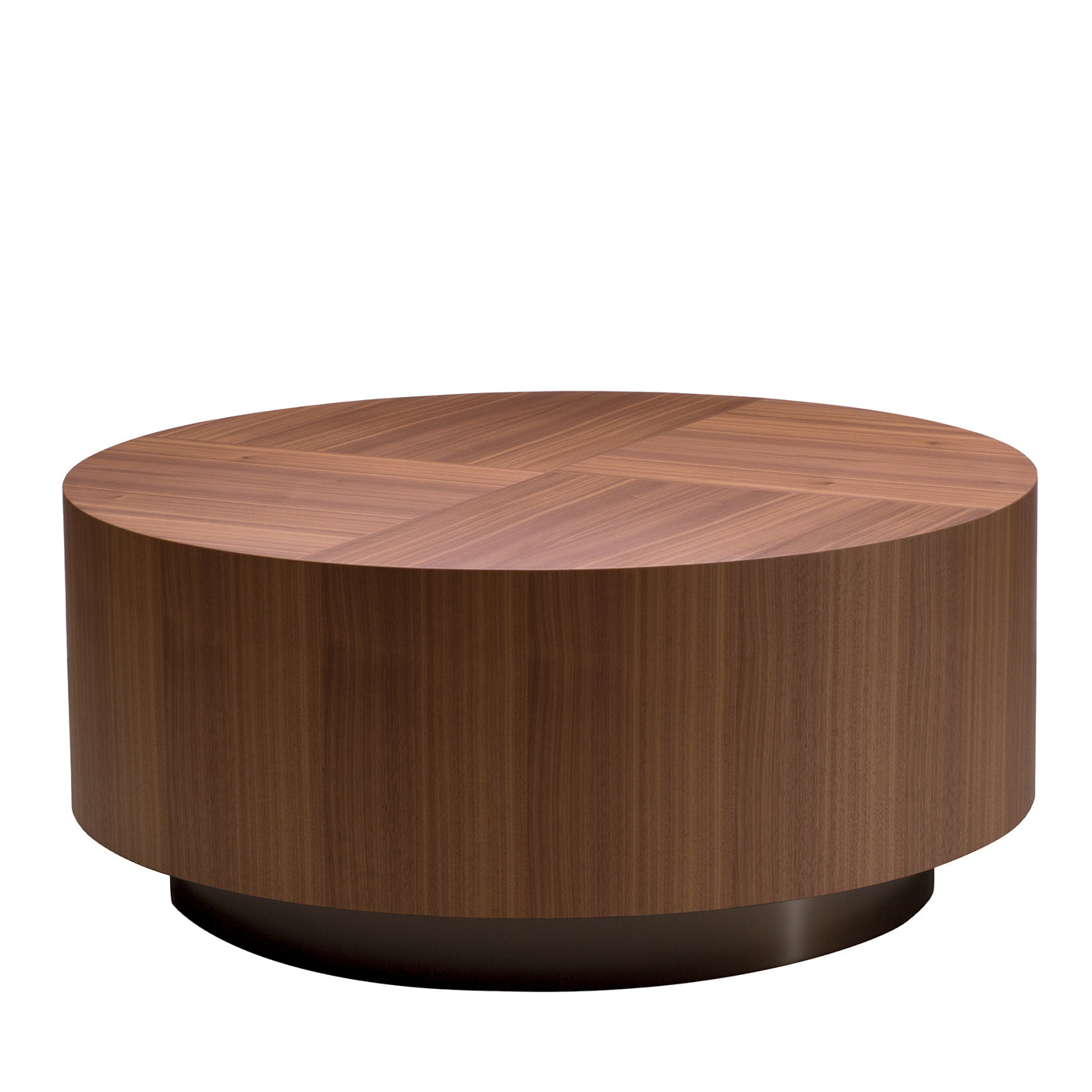 Geometric Cylindrical Canaletto Coffee Table Bodema | Artemest
