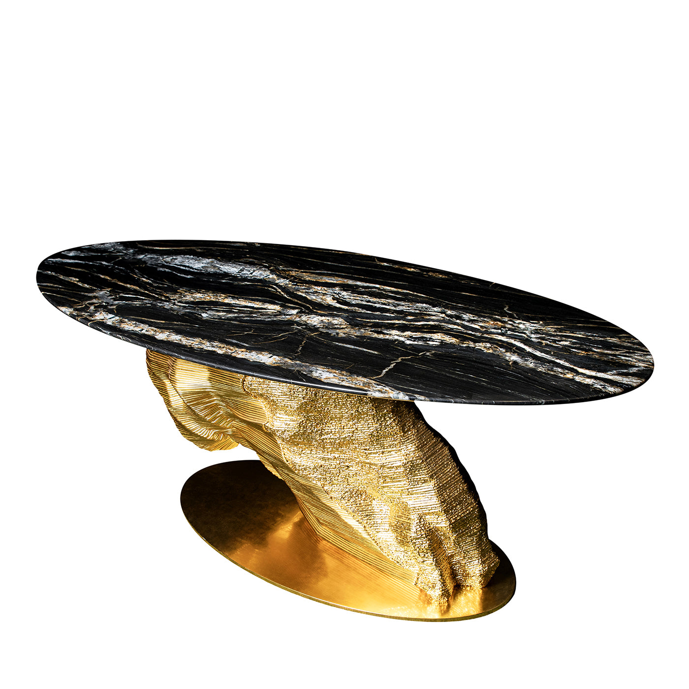 Meteorite N° 2 Table by Giò Pozzi Officina Della Scala | Artemest