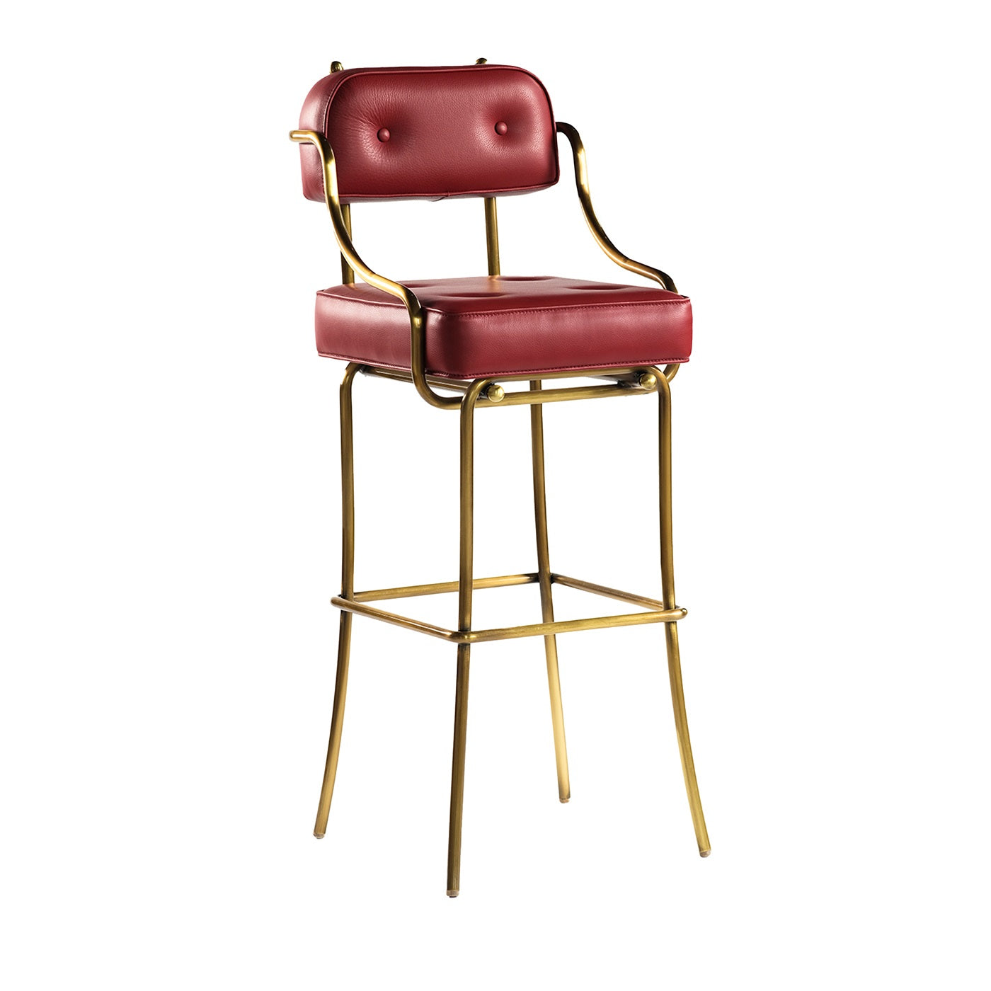 The Red Bar Stool B.B. for Reschio | Artemest