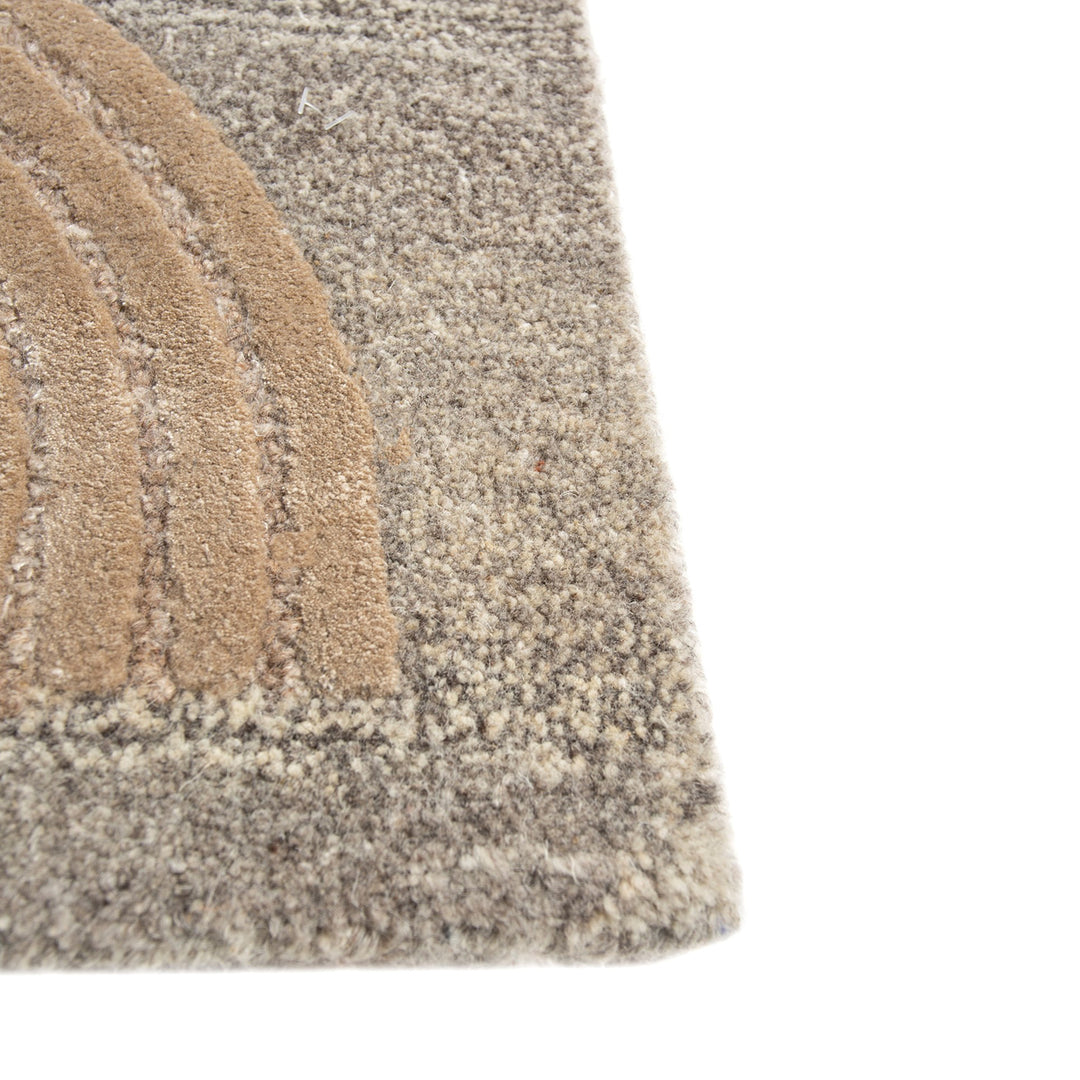 Subtle Grooves Soft Beige & Natural Gray Hand Tufted Rug Jaipur Rugs ...