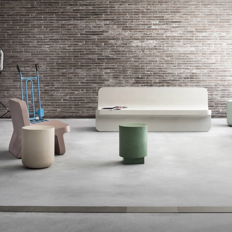 Torcello Bench by Defne Koz and Marco Susani Cimento | Artemest