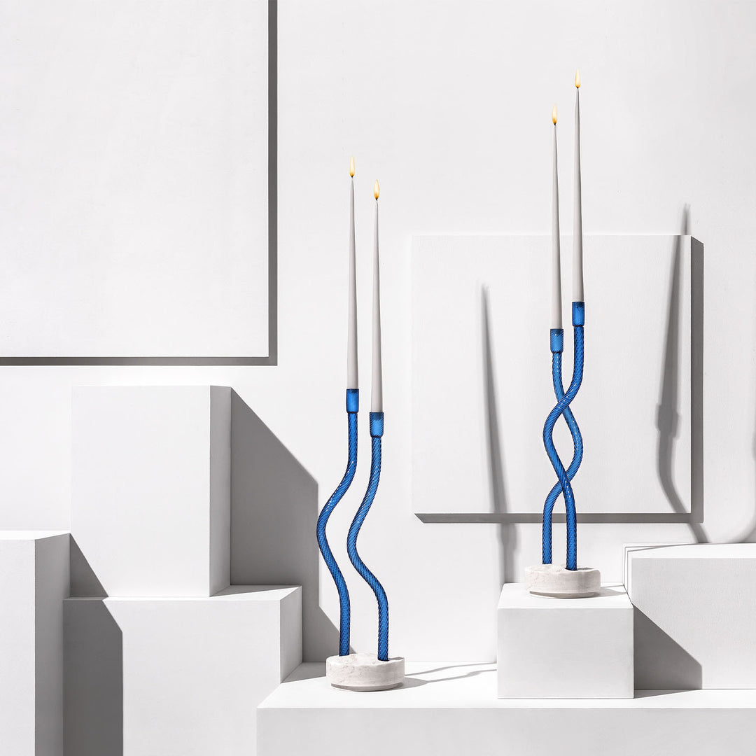 Thew Blue Hug Of Artisans Candle Holders Aina Kari | Artemest