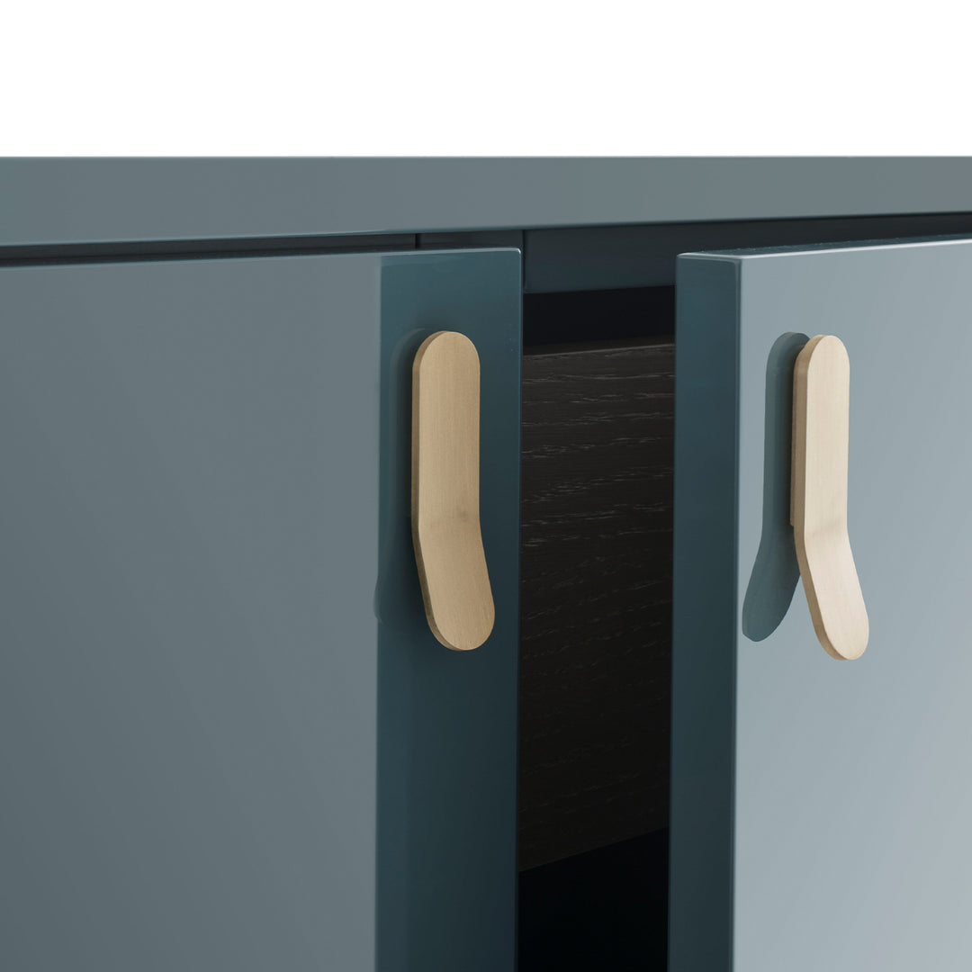 Universe 4-Door Denim-Blue Sideboard Morica Design | Artemest