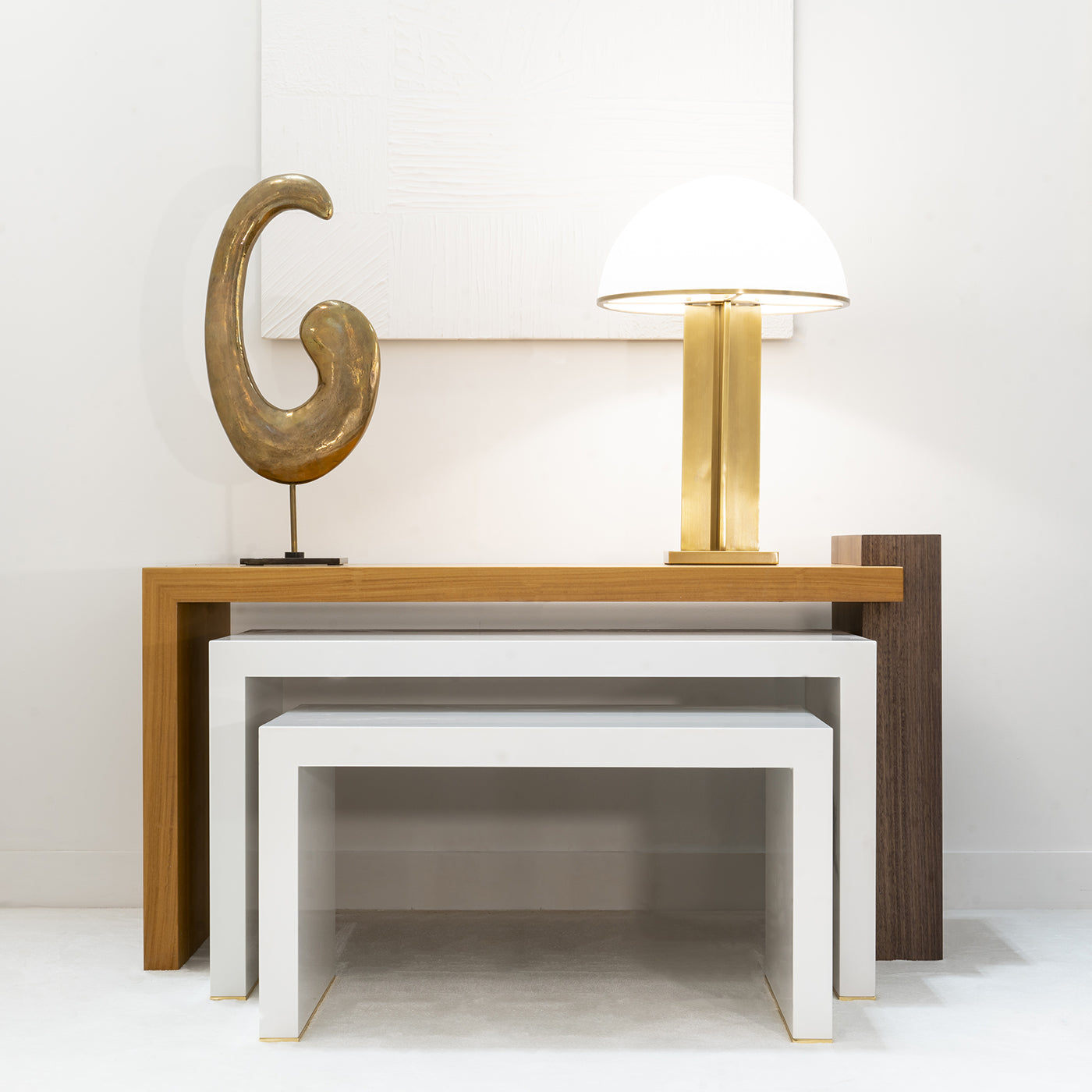 SET OF 3 NESTING STYLE SIDE TABLES CG Capelletti | Artemest