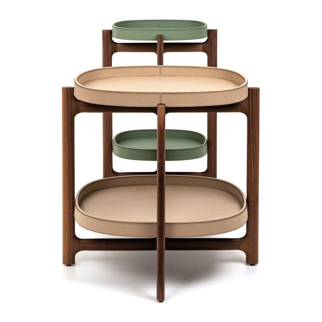 Chelsea Medium Dove Gray Folding Table Pinetti | Artemest