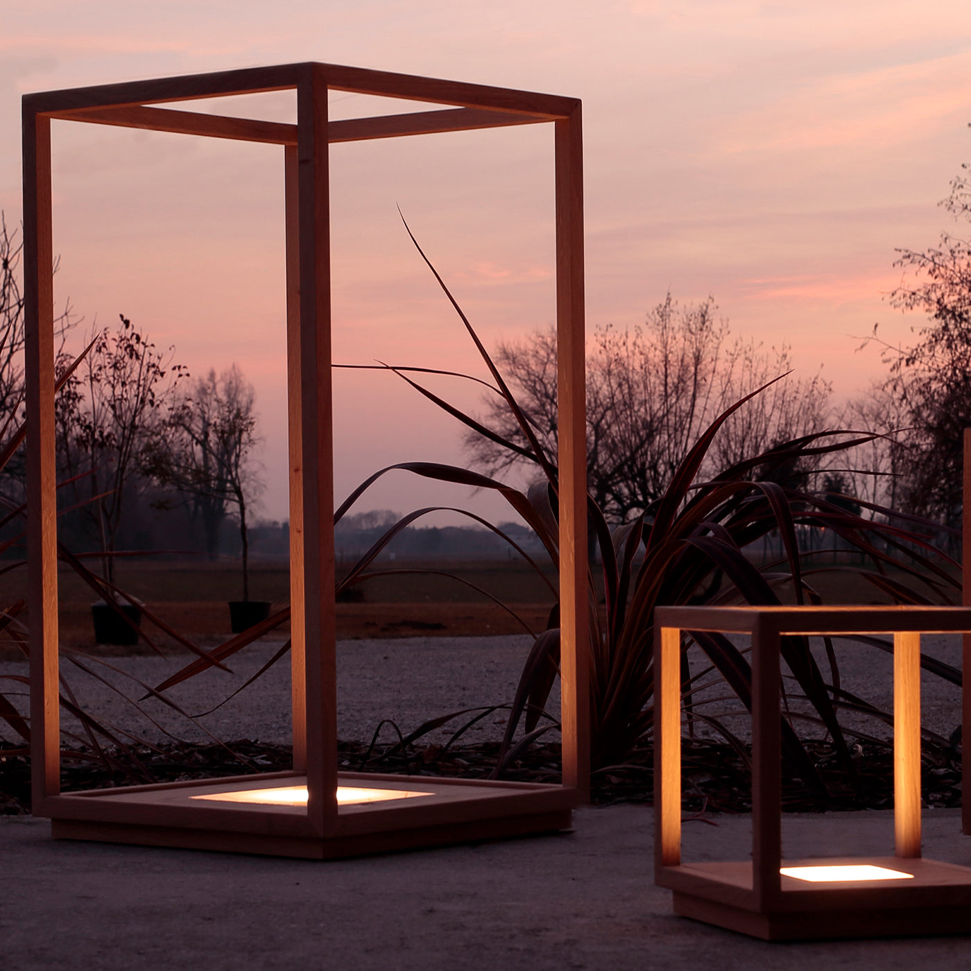 Lantern Cube Table Lamp Deodara | Artemest