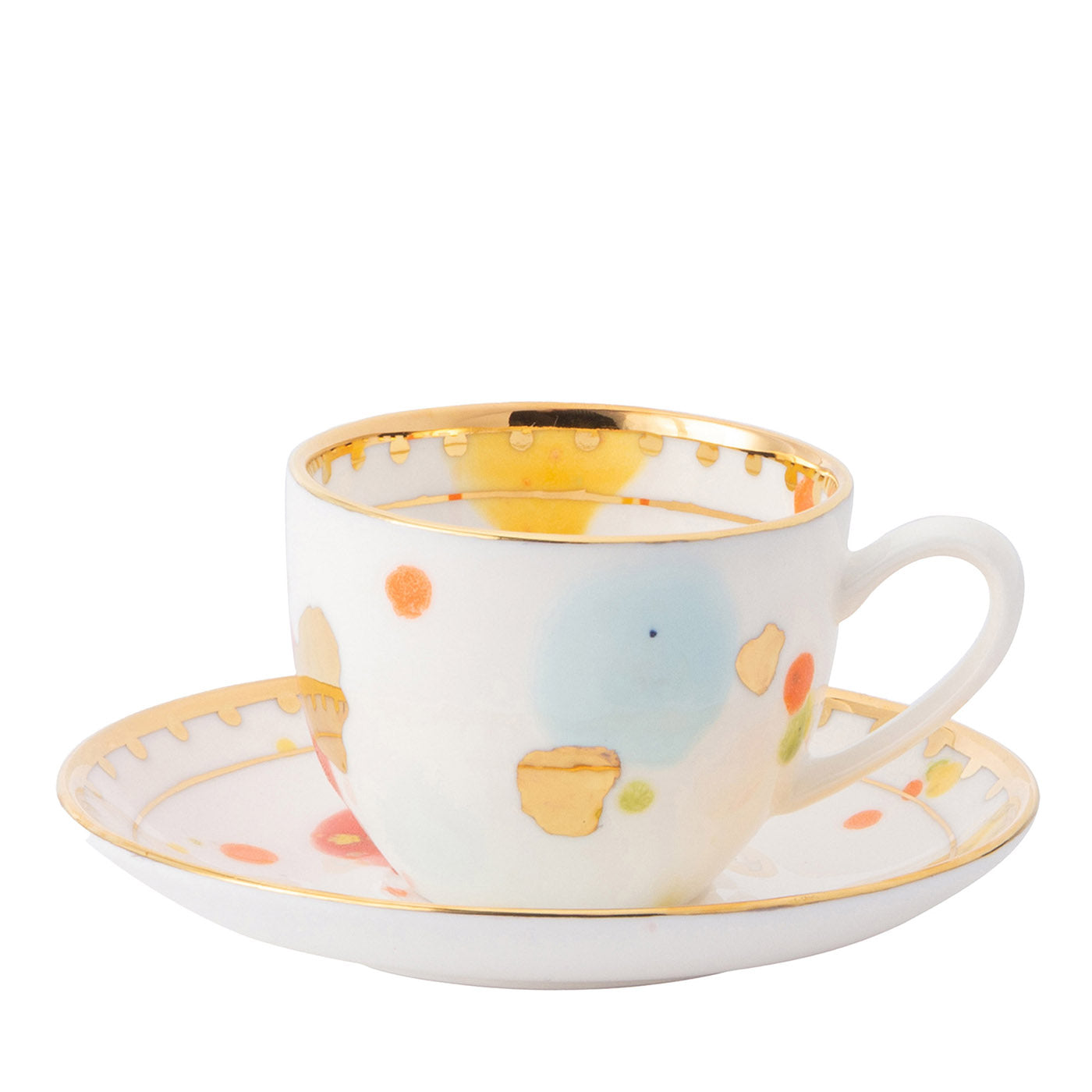 Caravaggio Set of 2 Espresso Cups and Saucers Coralla Maiuri | Artemest