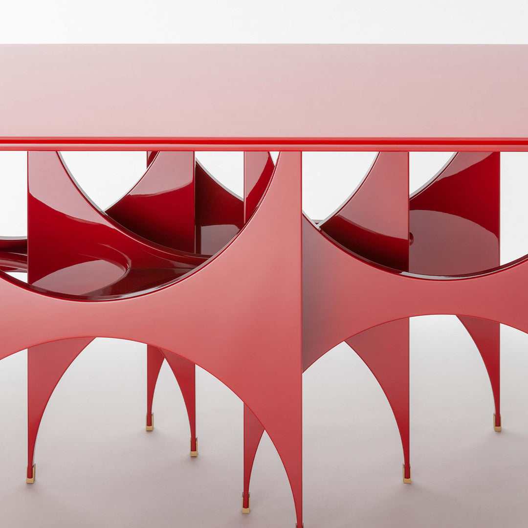 Butterfly Red Dining Table SEM Milano | Artemest
