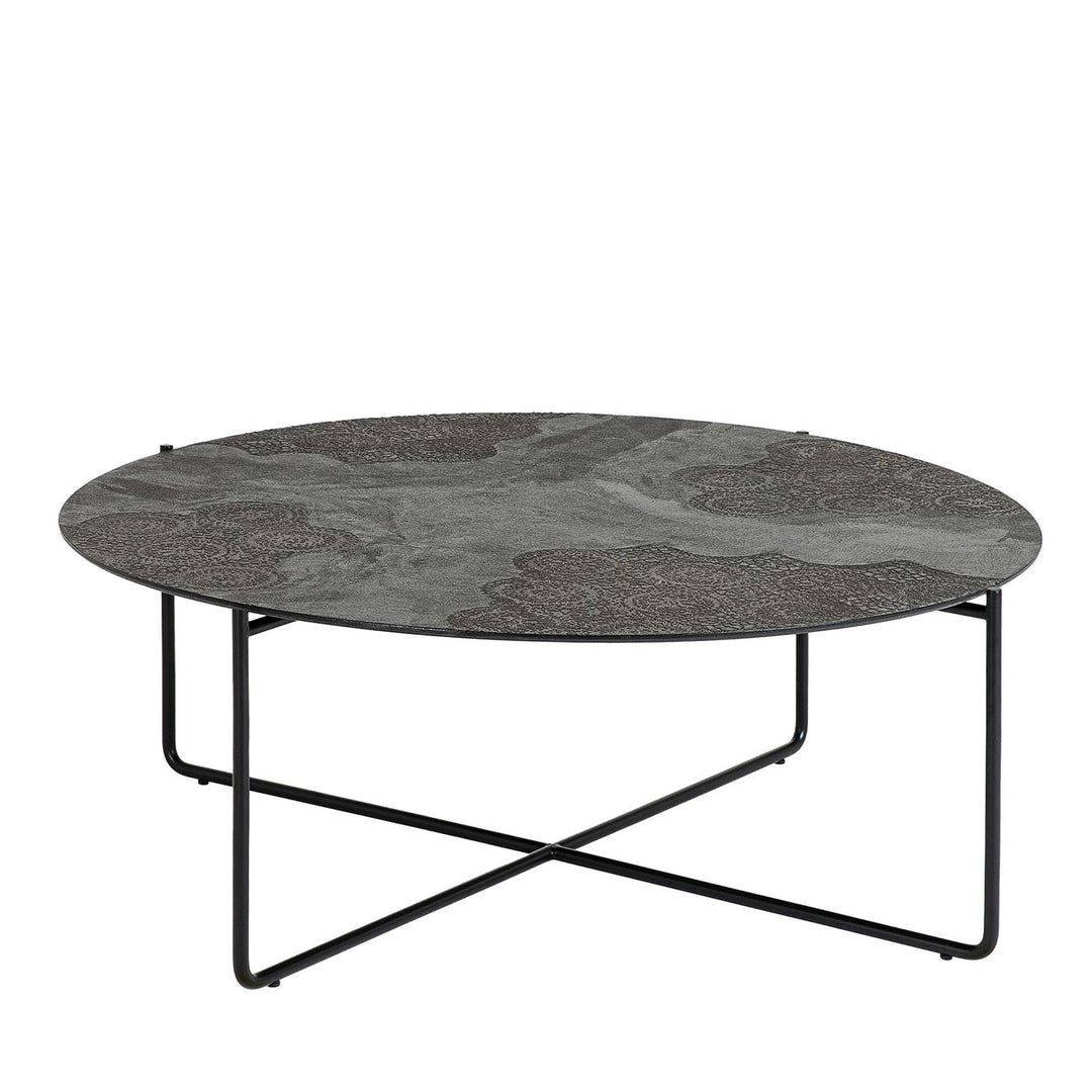 Isola Brown Coffee Table – Brushed Resin Top Disain 1971 | Artemest