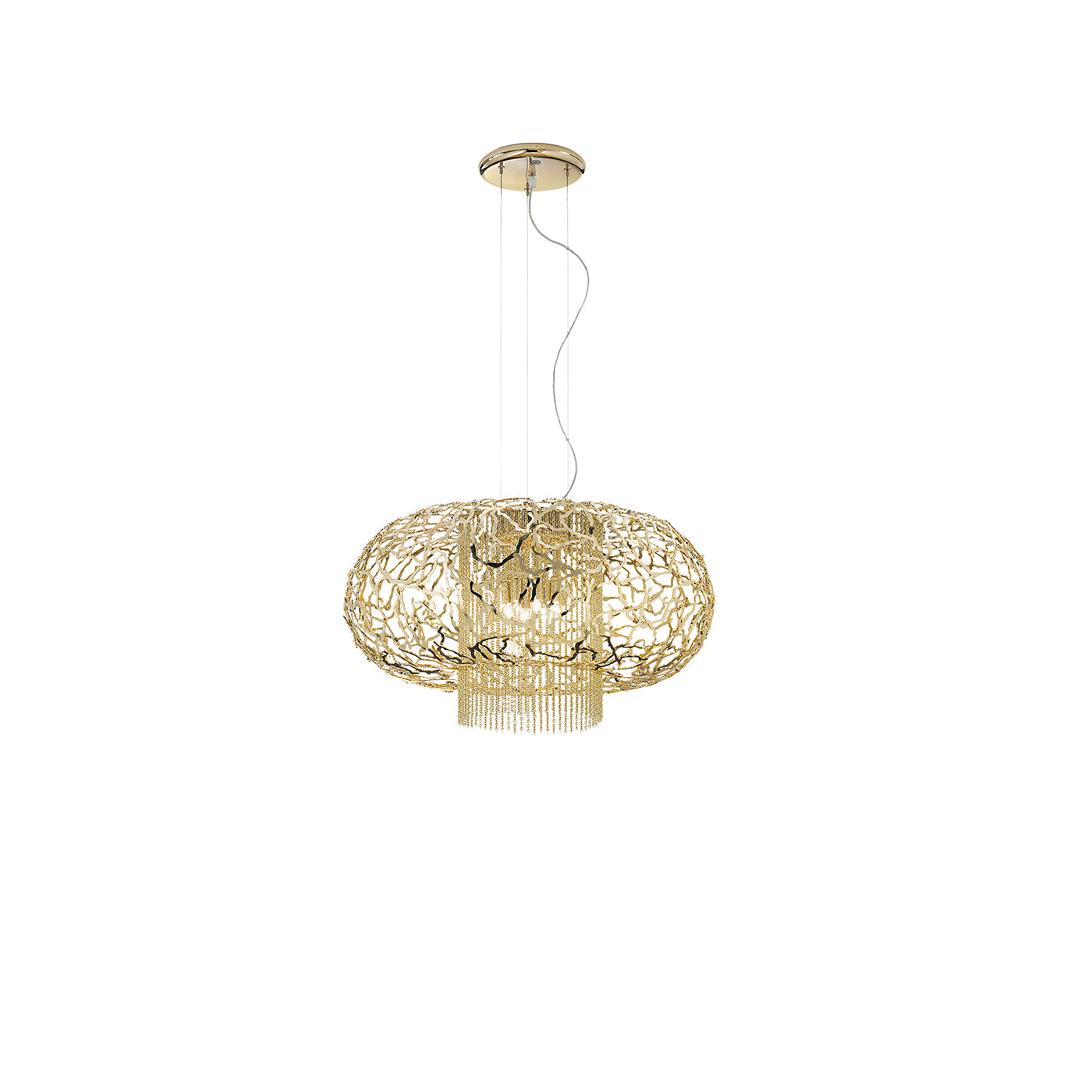 Weave Gold Pendant Lamp IDL | Artemest