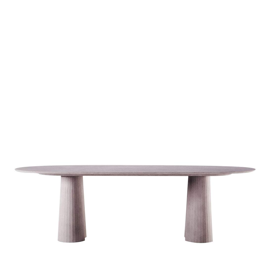 Fusto Oval Dining Table Forma & Cemento | Artemest