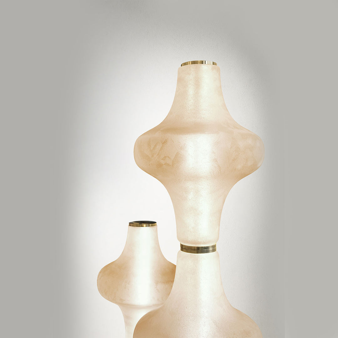 Baker Street Muse 3-Light Glass Floor Lamp Giopagani | Artemest