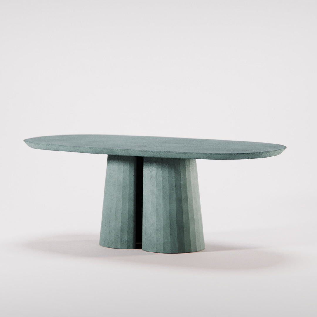 Fusto Ultramarine Oval Coffee Table II Forma & Cemento | Artemest