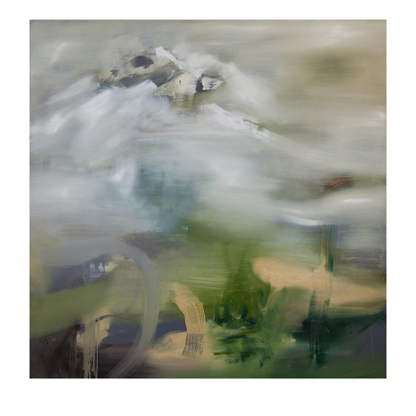 Terra Mossa Oil Painting on Canvas Angelo Bellobono | Artemest