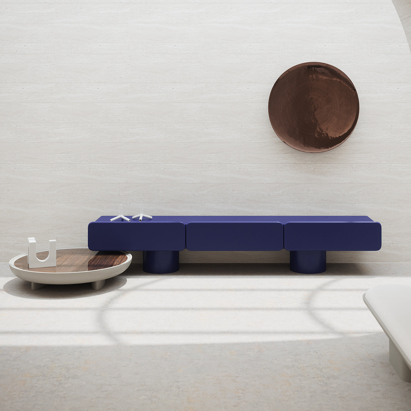 Marte Blue Notte Low Sideboard Ultramobili | Artemest