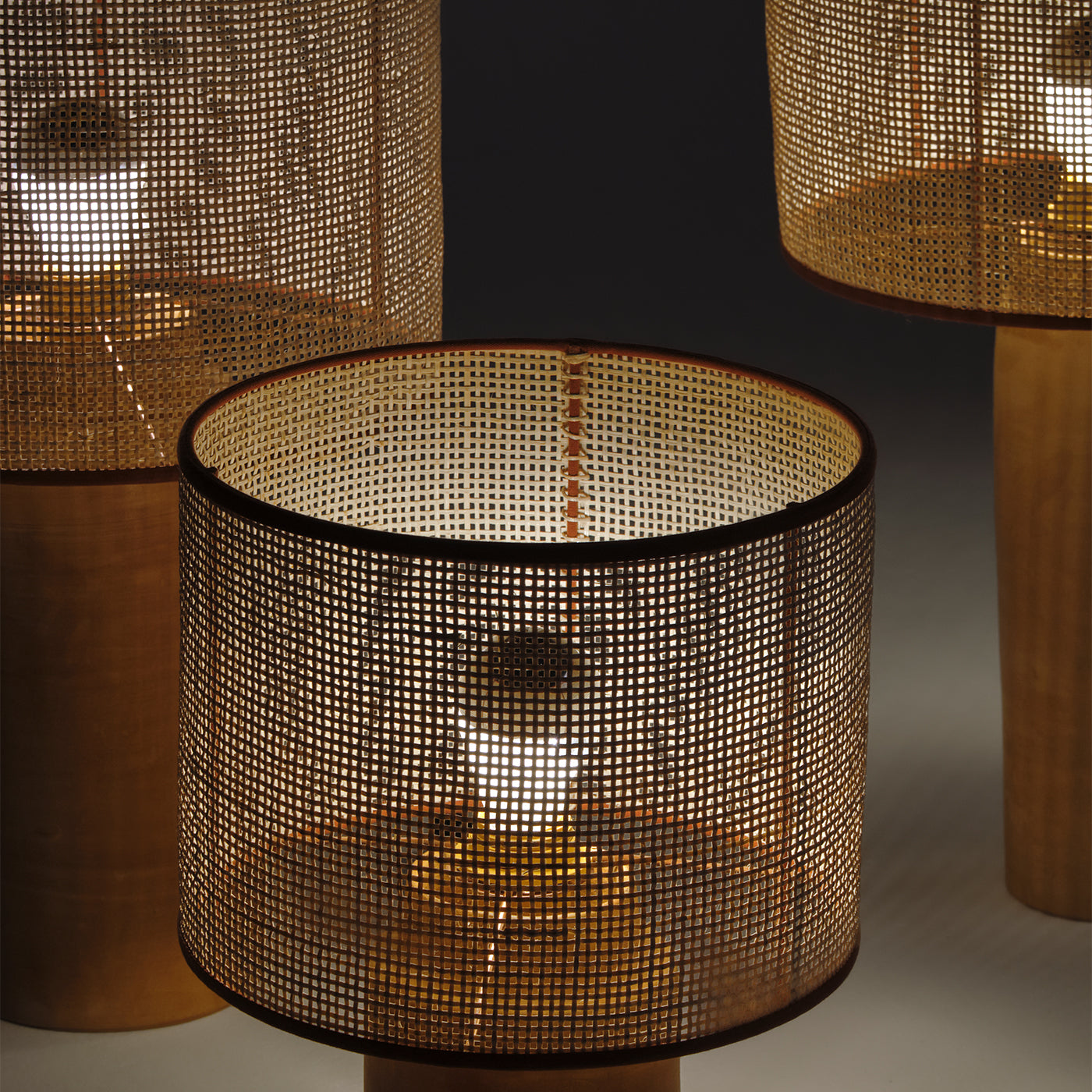 Sonora Rattan Small Table Lamp #1 Nassi Lamps | Artemest