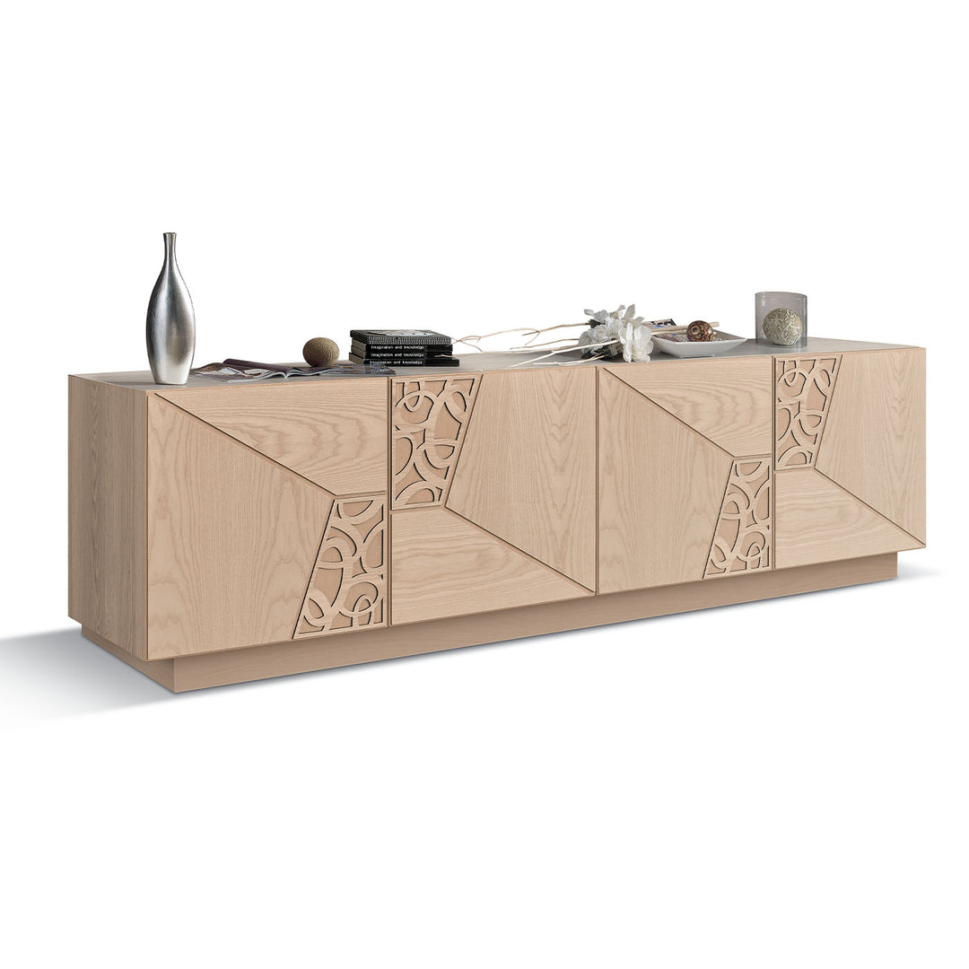 Skyline Noce Natura Ash Wood Sideboard Ebanisteria Roberto Gambella ...
