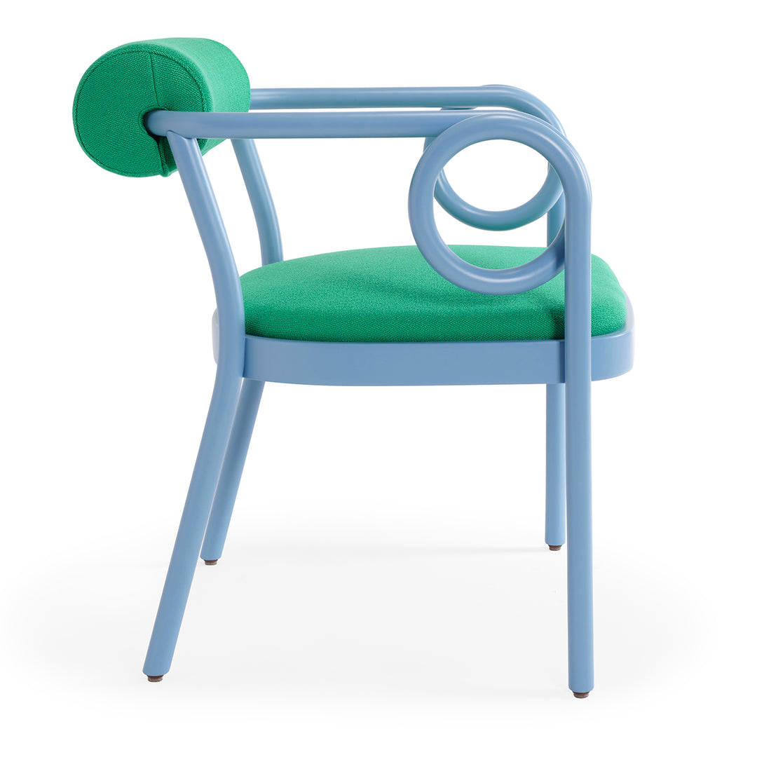 Loop Green & Light Blue Chair by India Mahdavi Gebrüder Thonet Vienna ...
