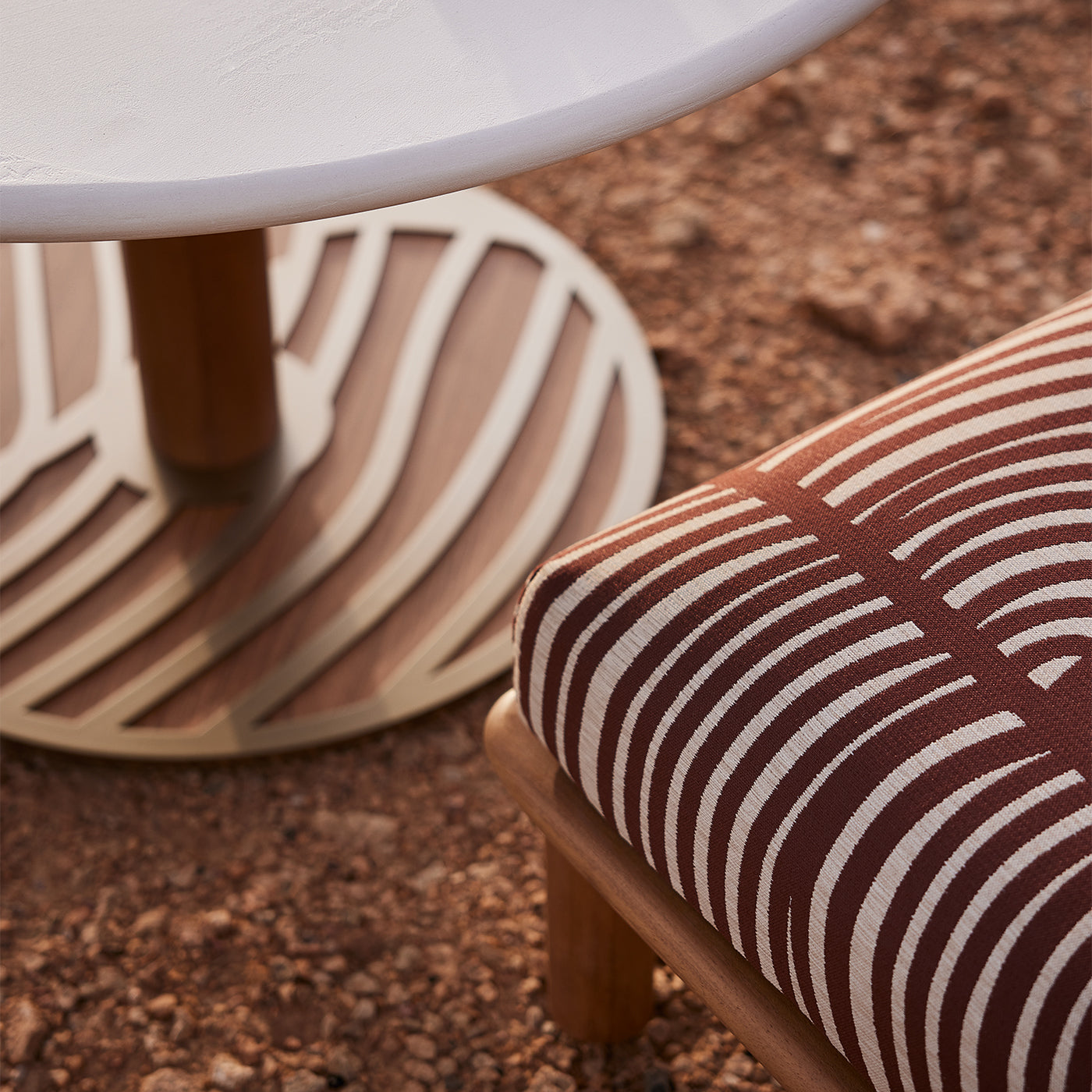 Ghaf Off-white Tea Table by Lorenza Bozzoli Jwana Hamdan | Artemest