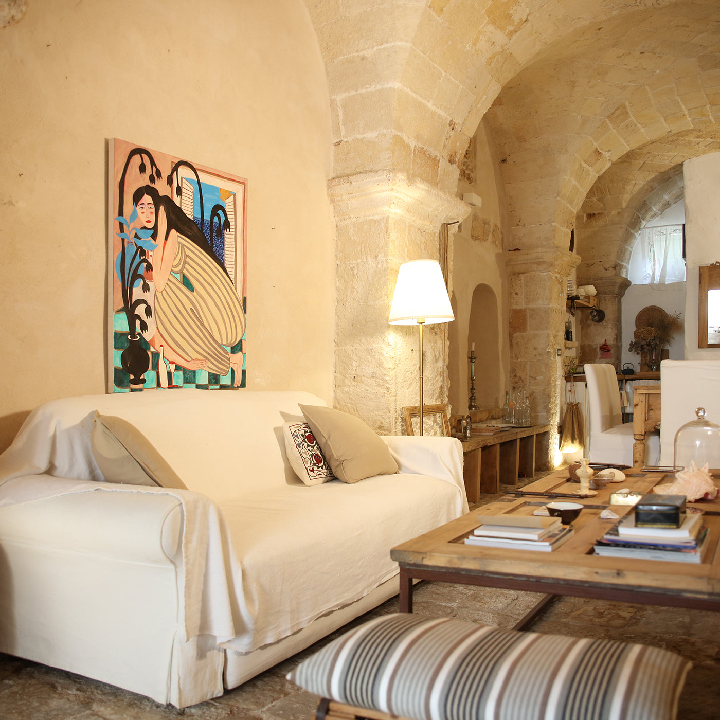 Estate Polychrome Painting Enrica Ciurli | Artemest